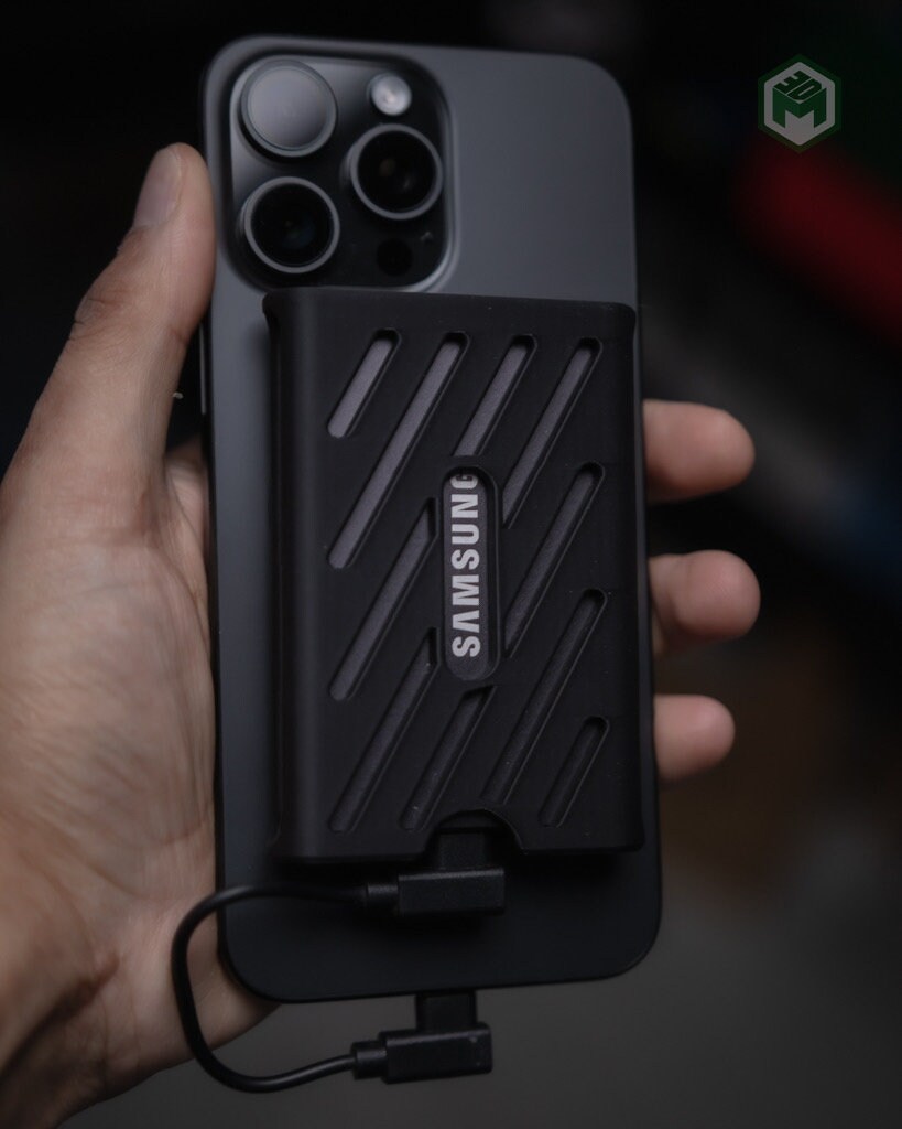 IPhone Magsafe SSD Mount for Samsung T7 Black - Etsy