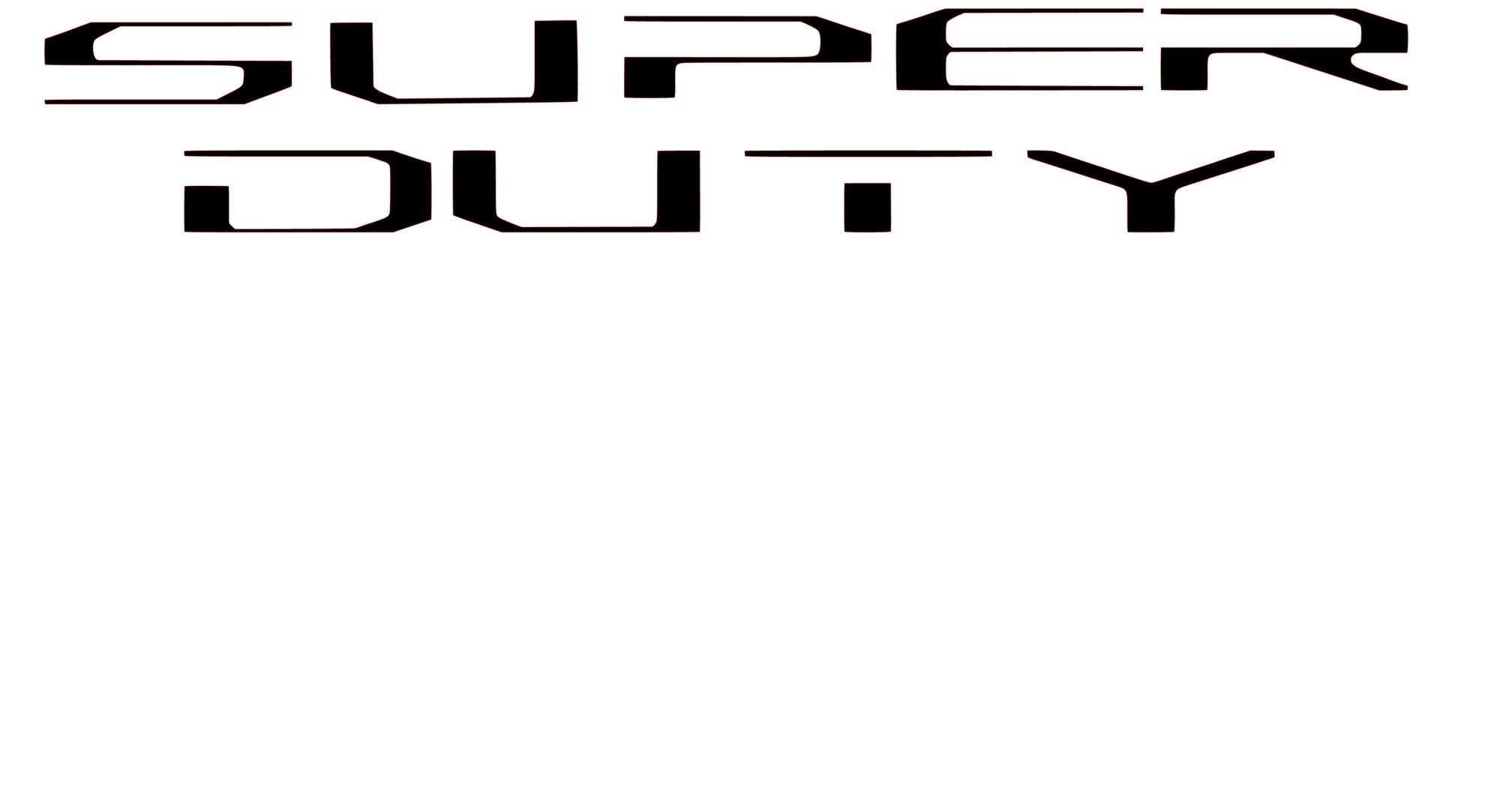 Ford Super Duty Inlay .PNG and .SVG File. Fits 2017 -2023 Ford 350 ...