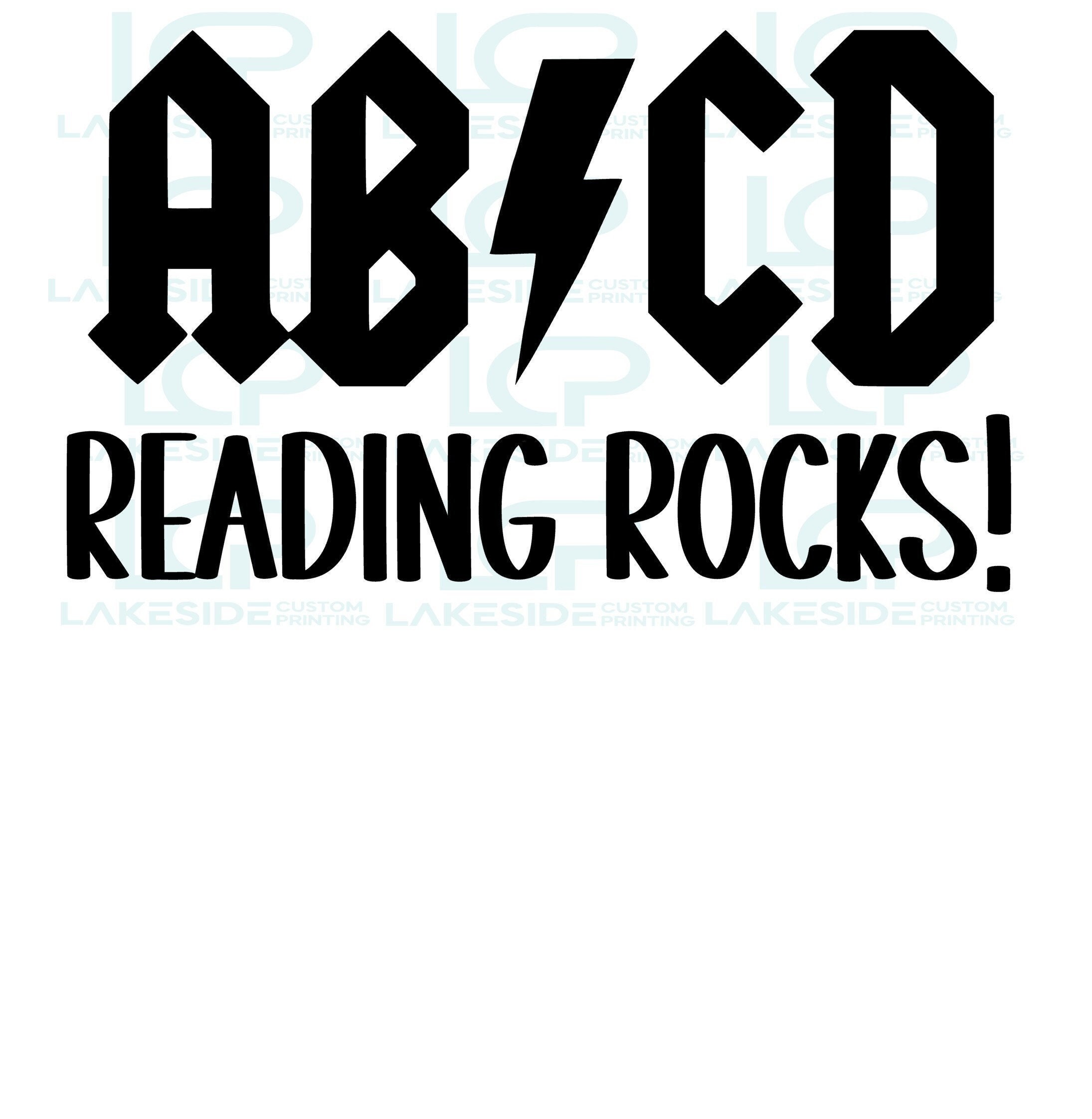 ABCD Reading Rocks Sublimation Cut Svg Png Jpeg - Etsy