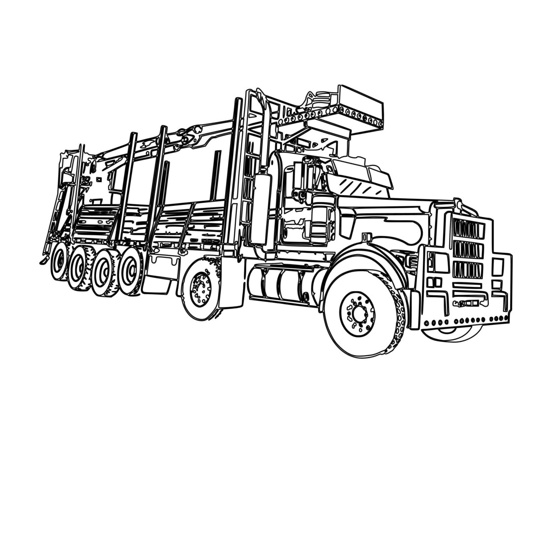 Log Hauler Svg File, Log Hauler Shirt Svg, Cricut Cut File, Digital ...