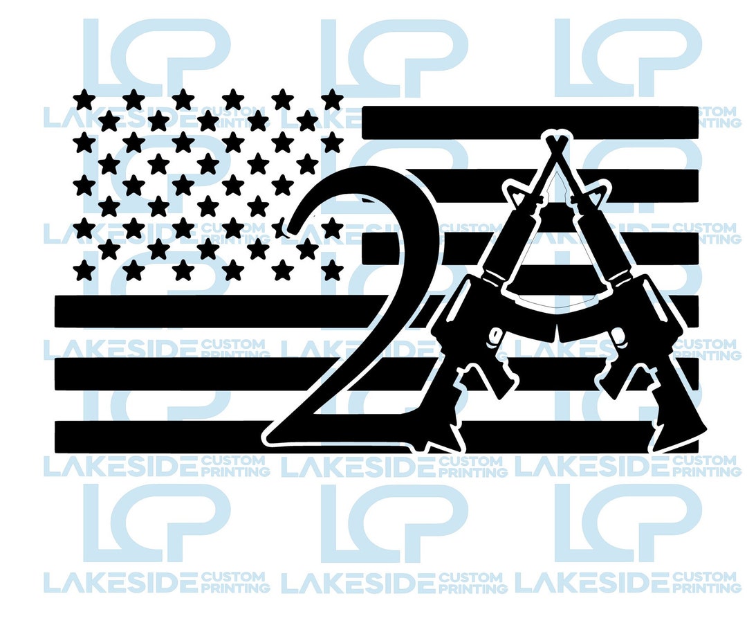 2A 2nd Amendment American Flag Cut File Sublimation PNG SVG JPEG - Etsy
