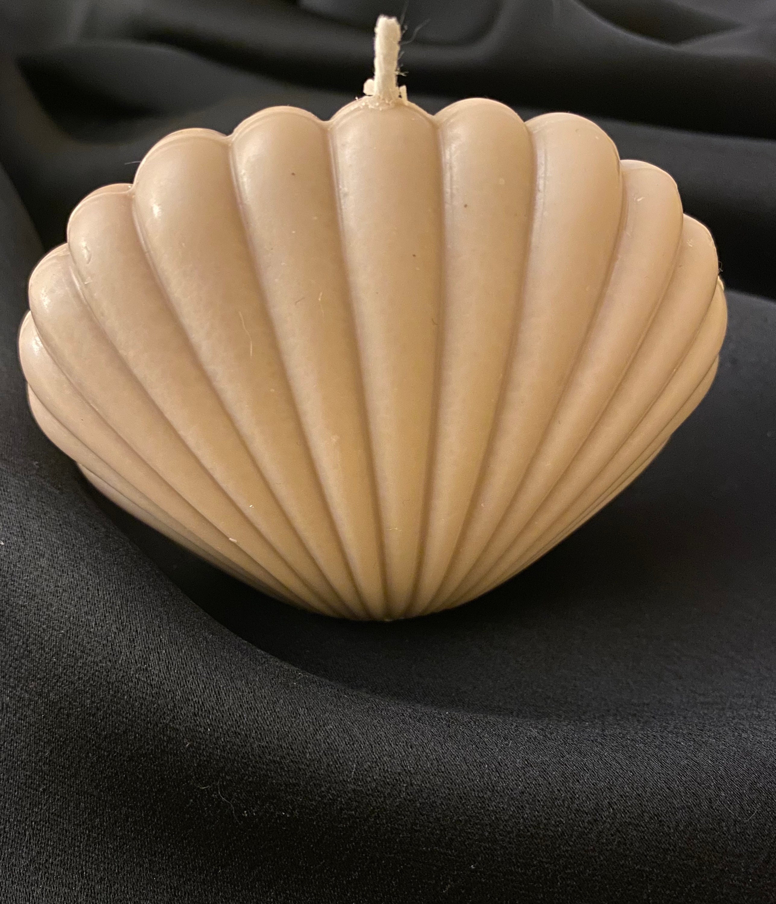 Big Shell Candle Soy Wax Handmade Scented Vegan Natural Organic ...