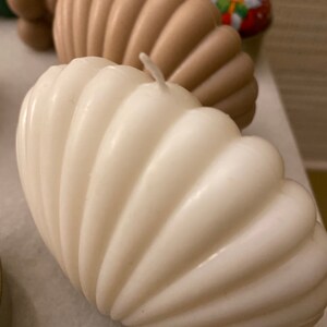 Big Shell Candle Soy Wax Handmade Scented Vegan Natural Organic ...