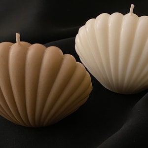 Big Shell Candle Soy Wax Handmade Scented Vegan Natural Organic ...