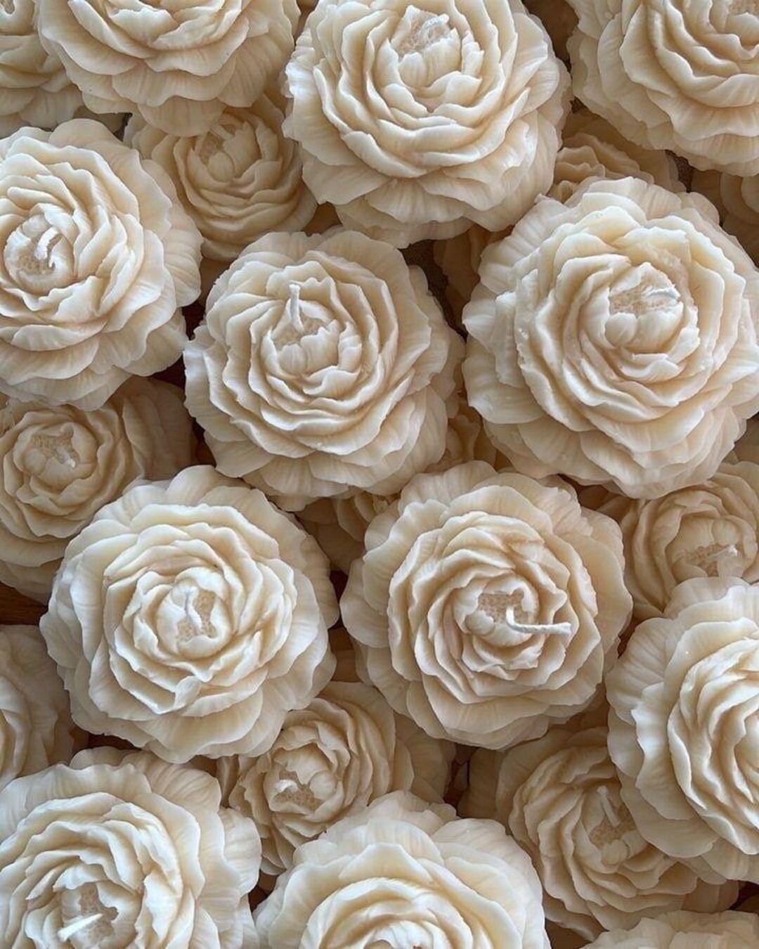 Peony Candle Flower Candle Bridesmaid Gift Wedding Gift Blooming Peony ...