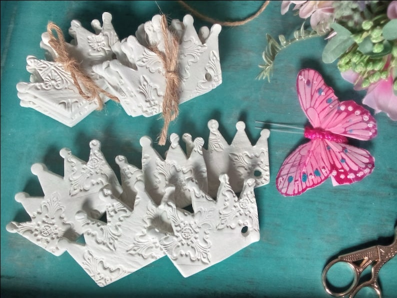 Scandinavian Style Clay Crown. Pack of 5. - Etsy