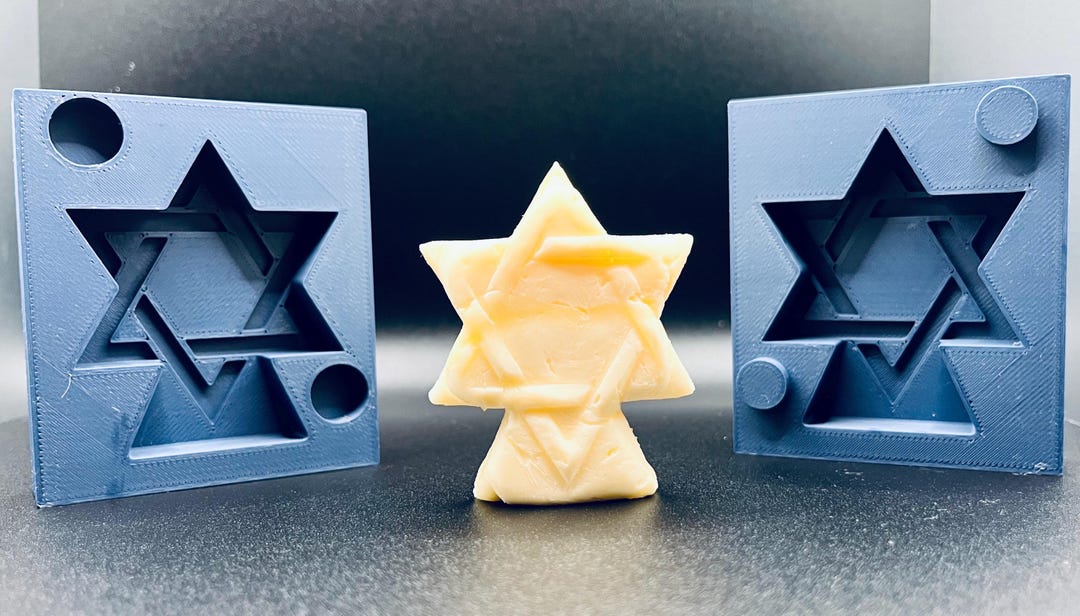 Medium Star of David Mold 3D Printed - Etsy