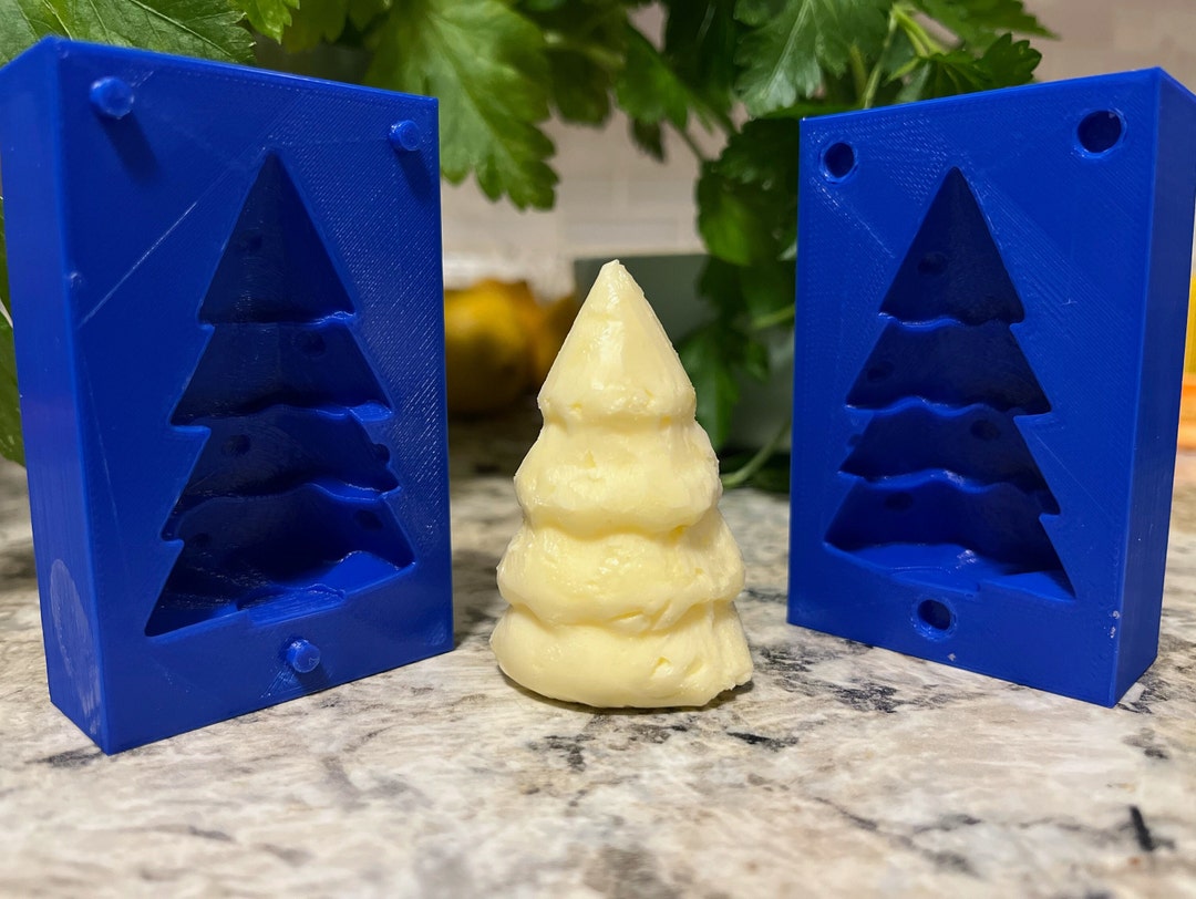 Medium Christmas Tree Butter Mold 3D Printed - Etsy