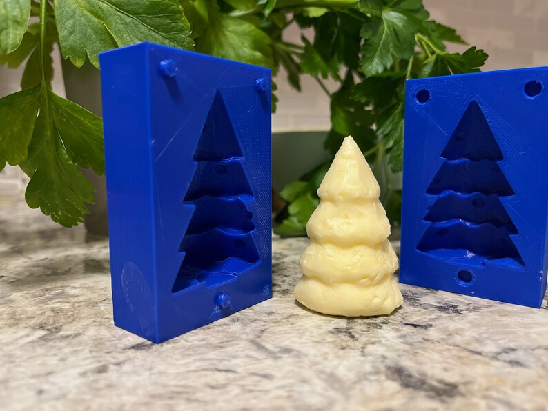 Medium Christmas Tree Butter Mold 3D Printed - Etsy