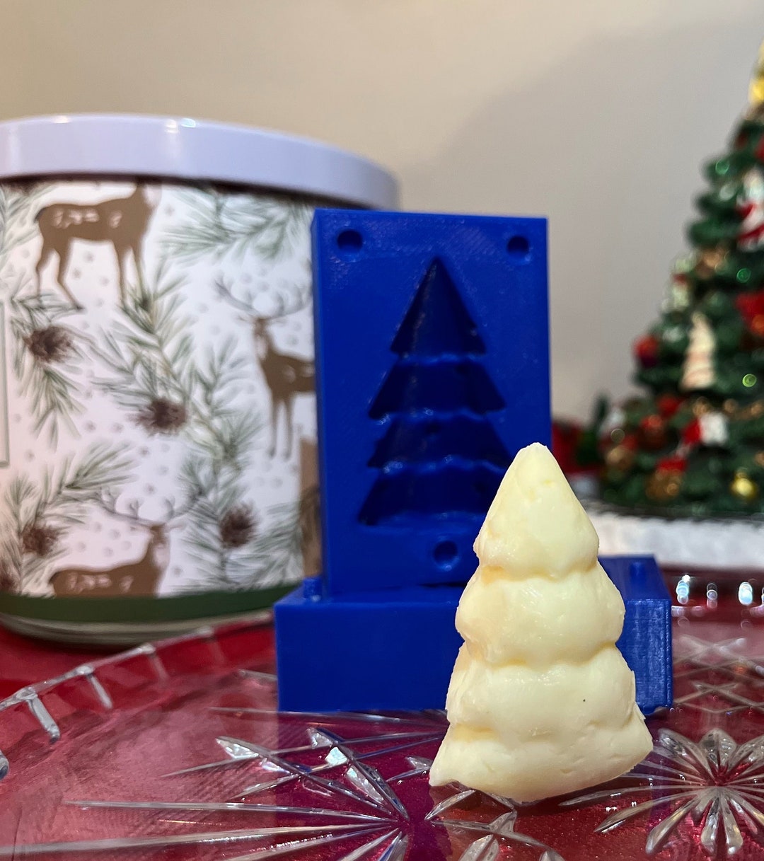 Mini Christmas Tree Butter Mold 3D Printed - Etsy