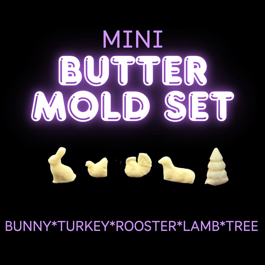MINI Butter Mold SET - Pack of 5 (3D Printed) - Etsy