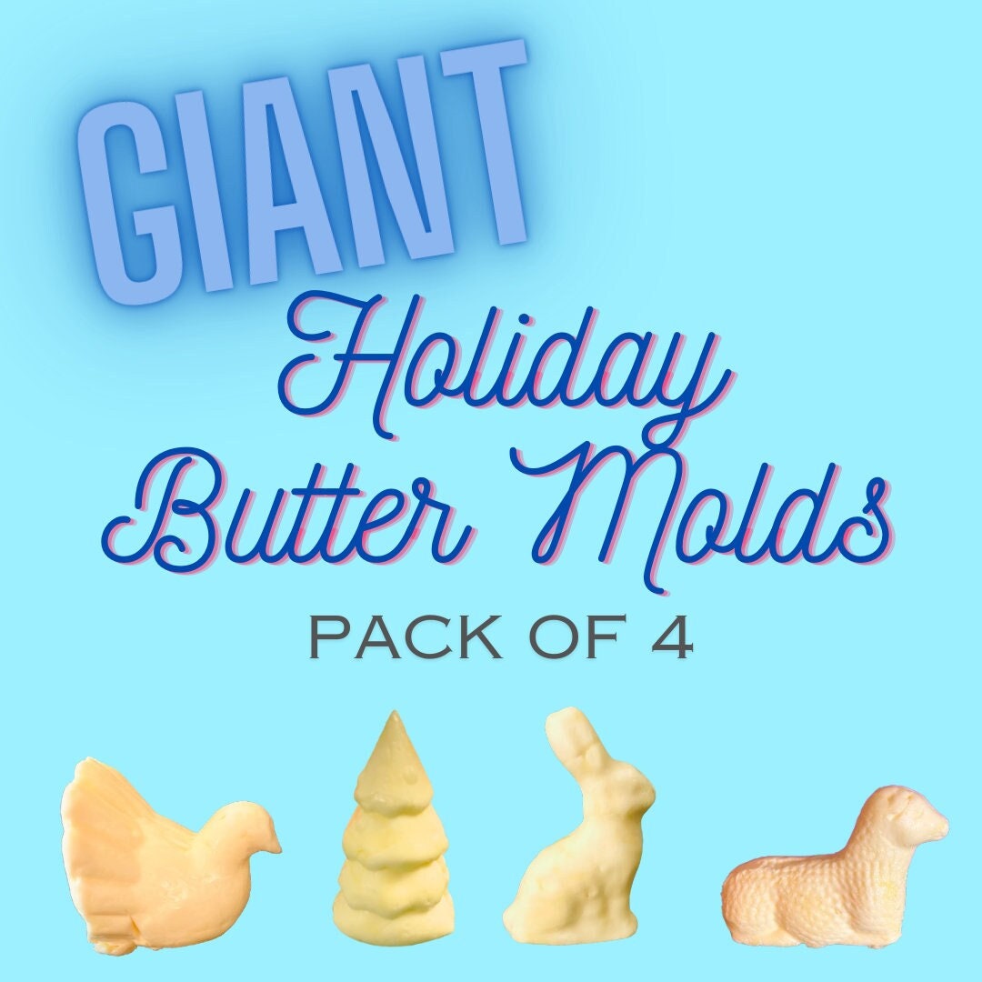 GIANT Holiday Butter Molds - Pack of 4 (3D Printed) - Etsy