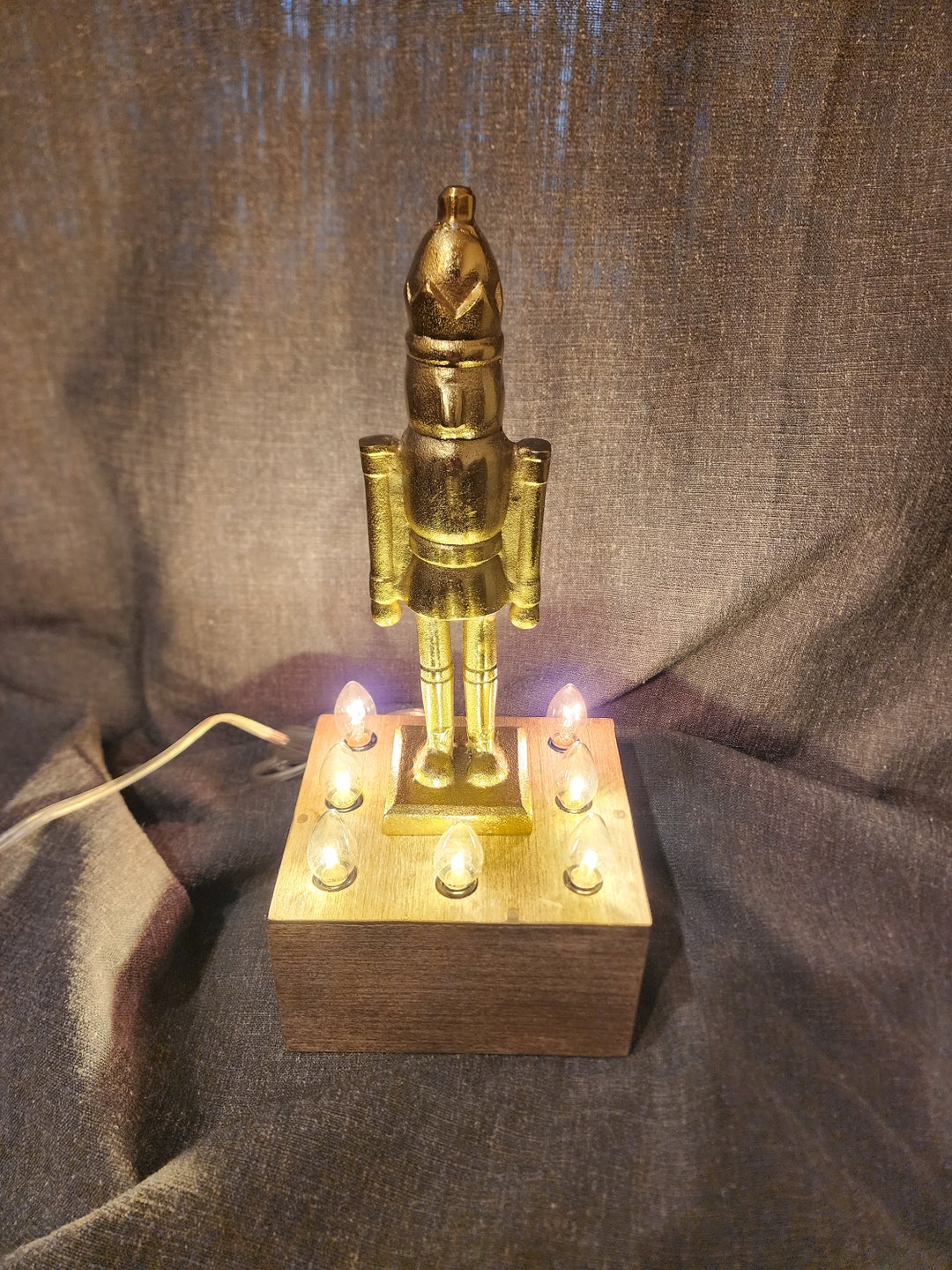 Nutcracker Touch Lamp - Etsy