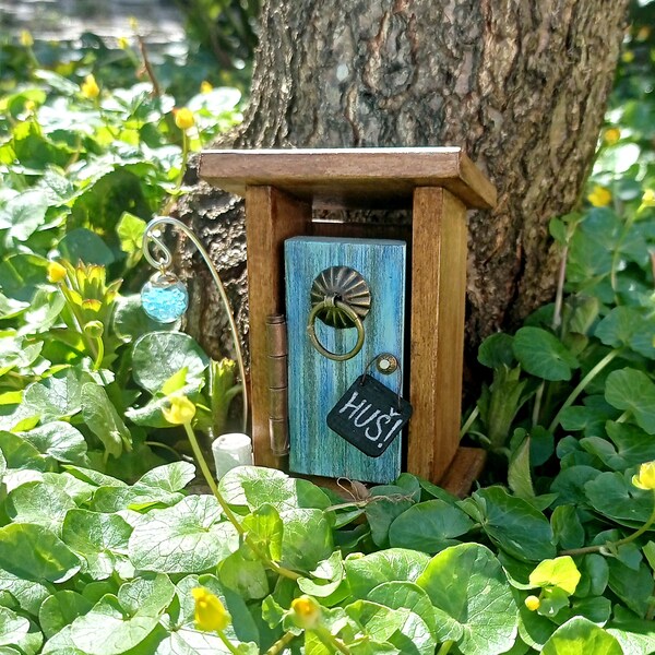 Wooden Miniature Outhouse Dollhouse - Etsy