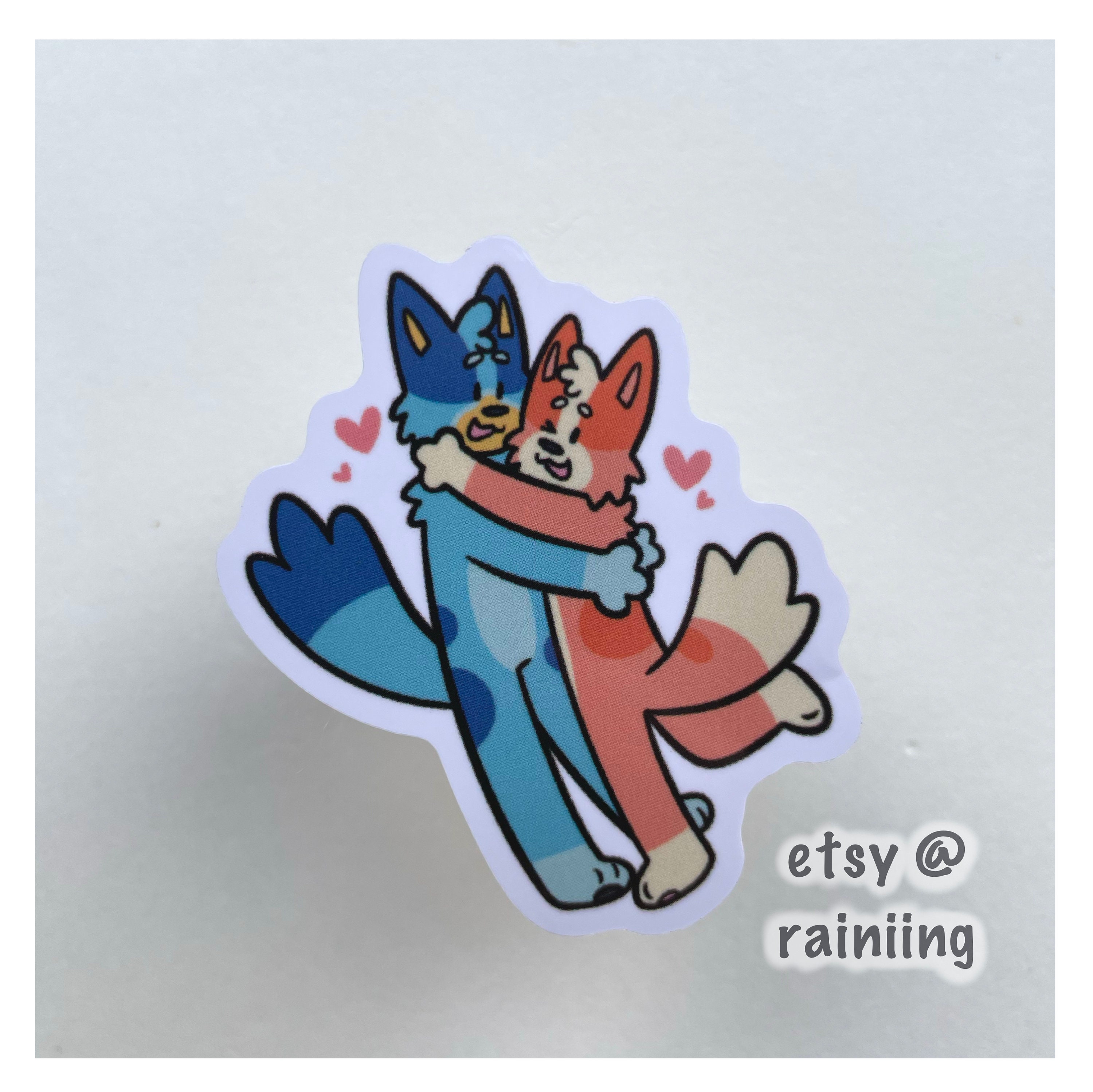 Heeler Sisters Hug Sticker - Etsy Canada