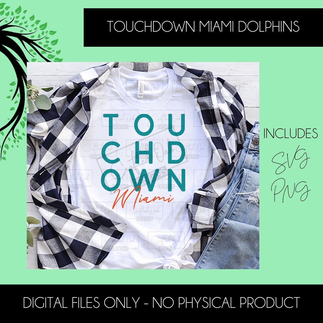 Touchdown Miami Football SVG Cut File, Touch Down SVG, Game Day Season ...