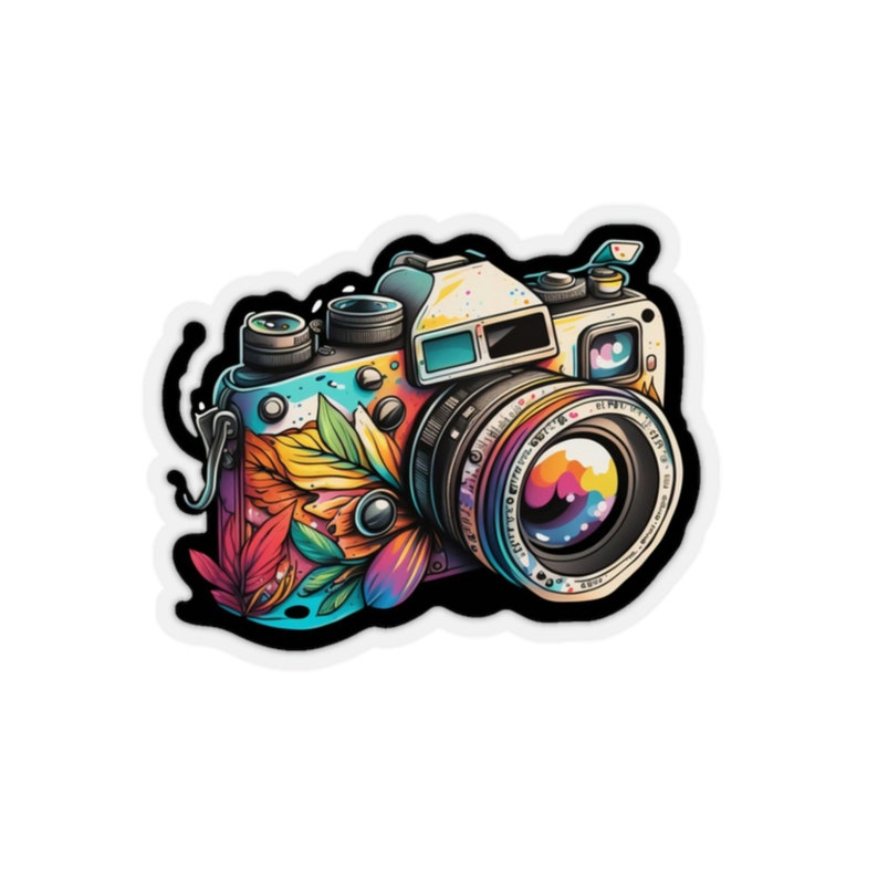 Camera Sticker Cartoon Camera Sticker Camera Cute Camera Sticker ...