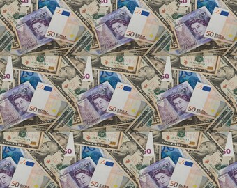 Money, Dollar, Gold, Euro,backgrounds Craft Scrapbook Digital Paper ...