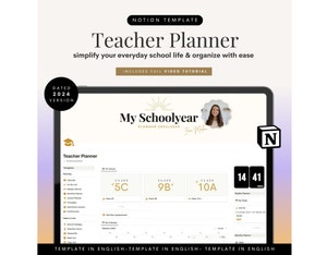 Notion Template for Teachers Notion Planner for Class Management ...
