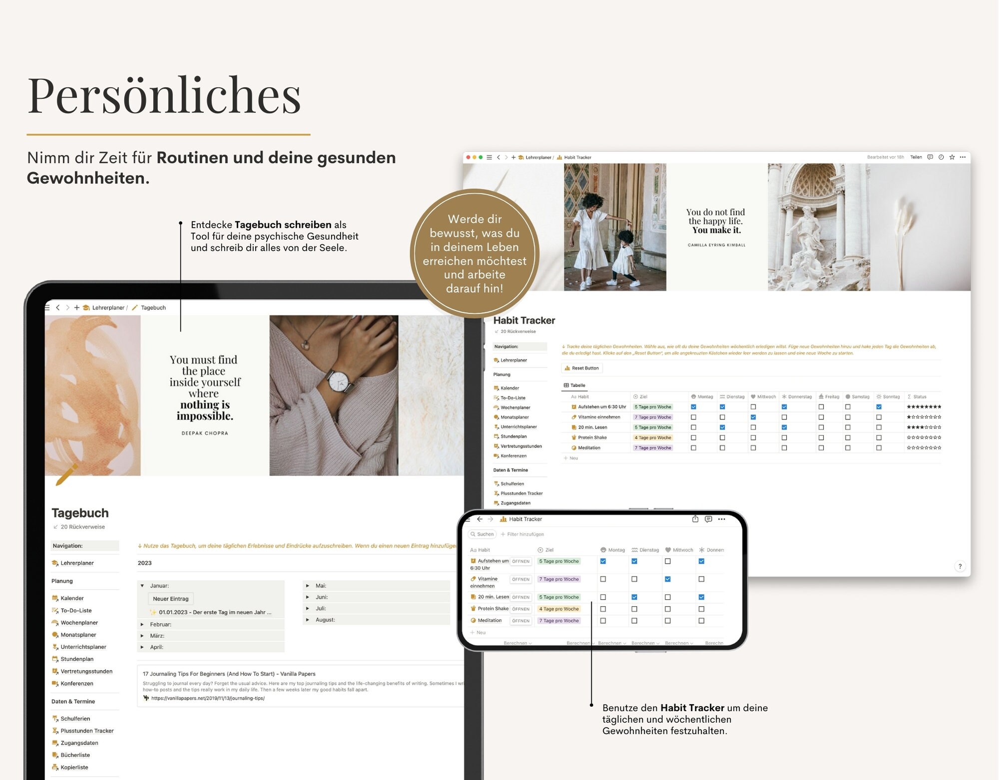 Notion Template Lehrerplaner 2024 2025 Deutsch Notion Planner Vorlage Notion Schuljahresplaner ...