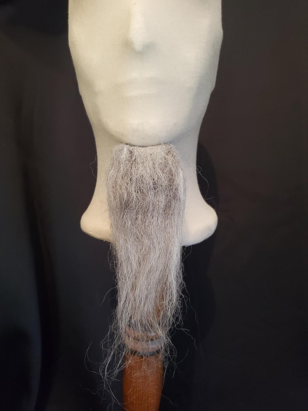 Braided Beard Extension, Addition for Real Beard in Natural Hair ...