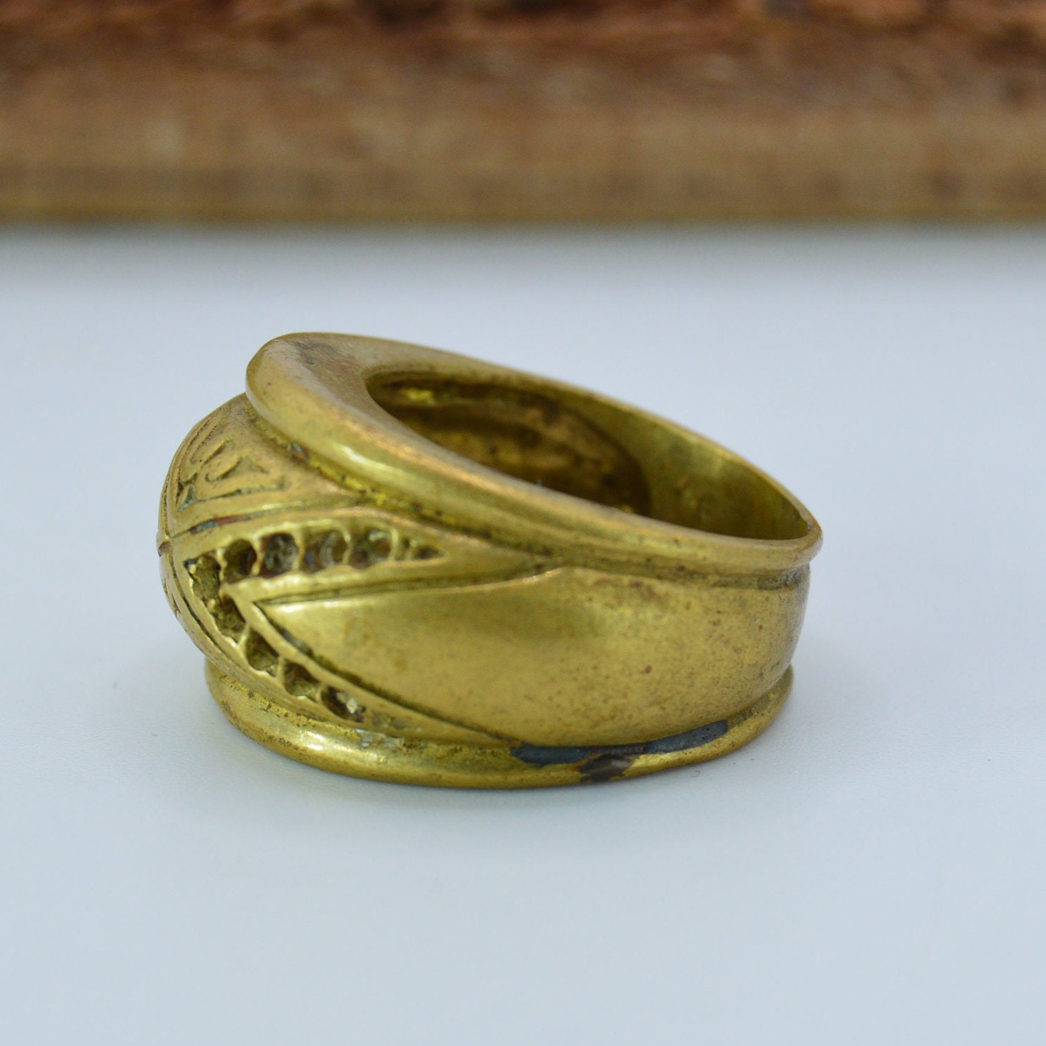 Vintage Bronze Handmade Rare Ancient Antique Bronze RING Ethnic Berber ...