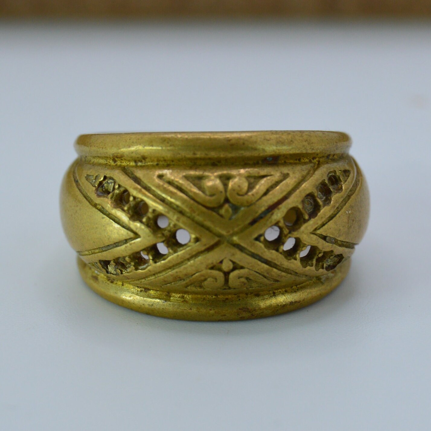 Vintage Bronze Handmade Rare Ancient Antique Bronze RING Ethnic Berber ...