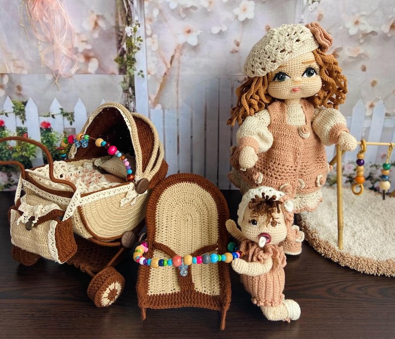 Lara Baby Set Doll, Amigurumi Pattern, PDF in English With 122 ...
