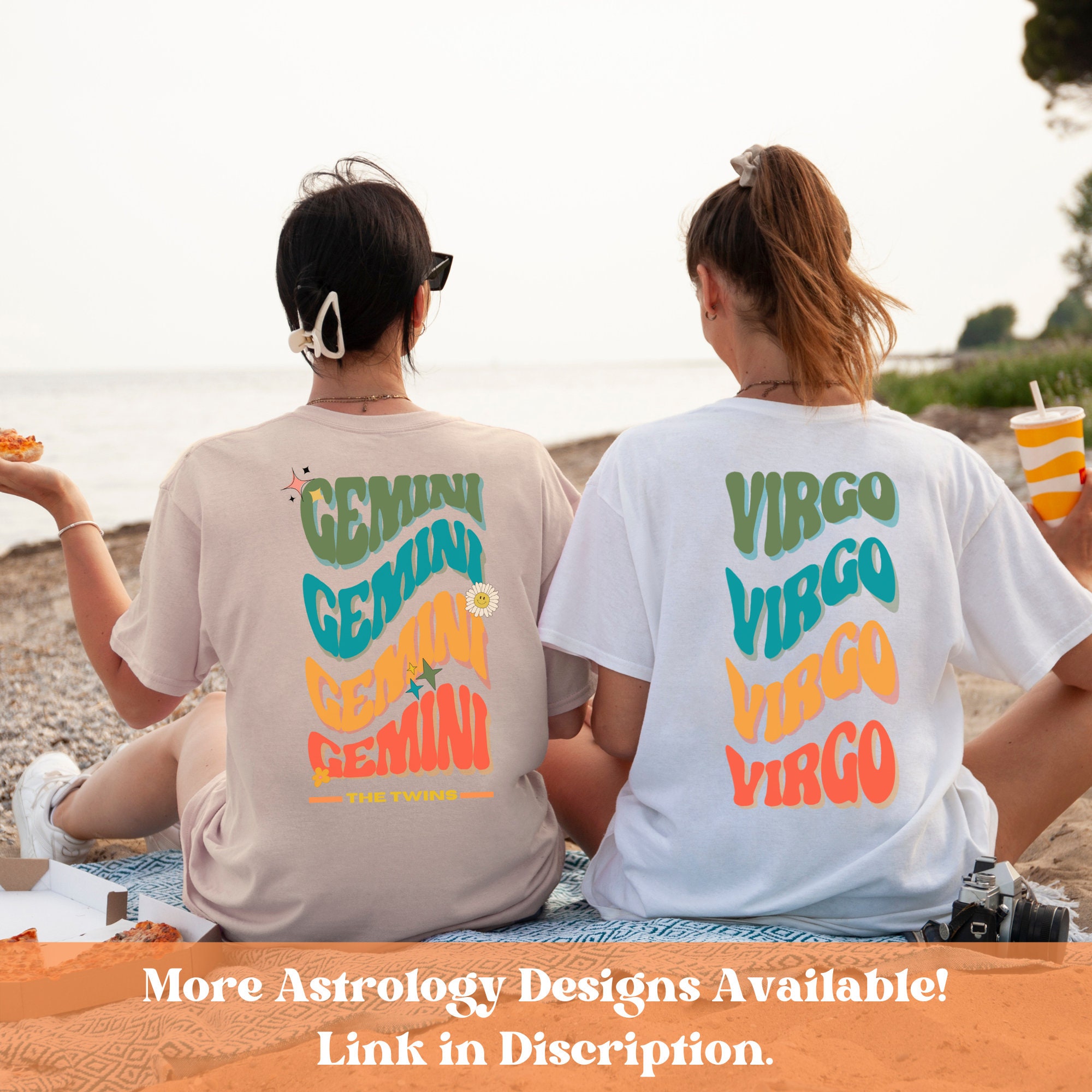 Retro Virgo T Shirts Virgo Horoscope Shirt Vacation Shirt Virgo Gifts for Women Astrology Gifts ...