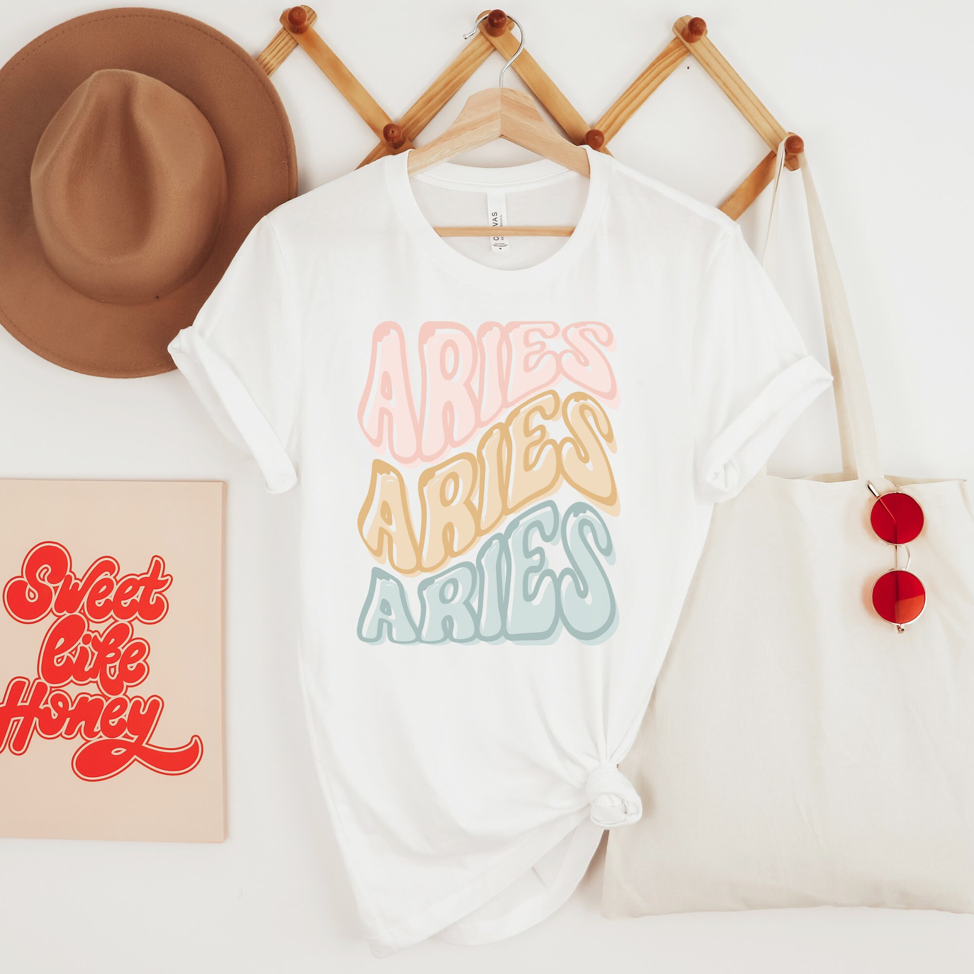 Aries Zodiac T-shirt, Aries Shirt, Astrology Crewneck, Aries Birthday ...