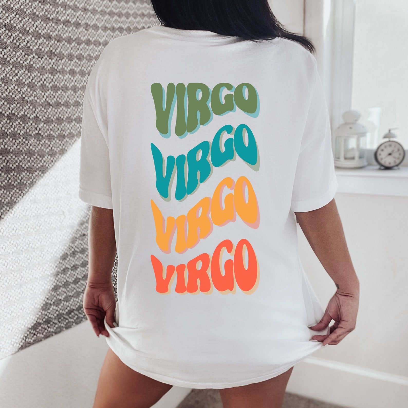 Retro Virgo T Shirts Virgo Horoscope Shirt Vacation Shirt Virgo Gifts for Women Astrology Gifts ...