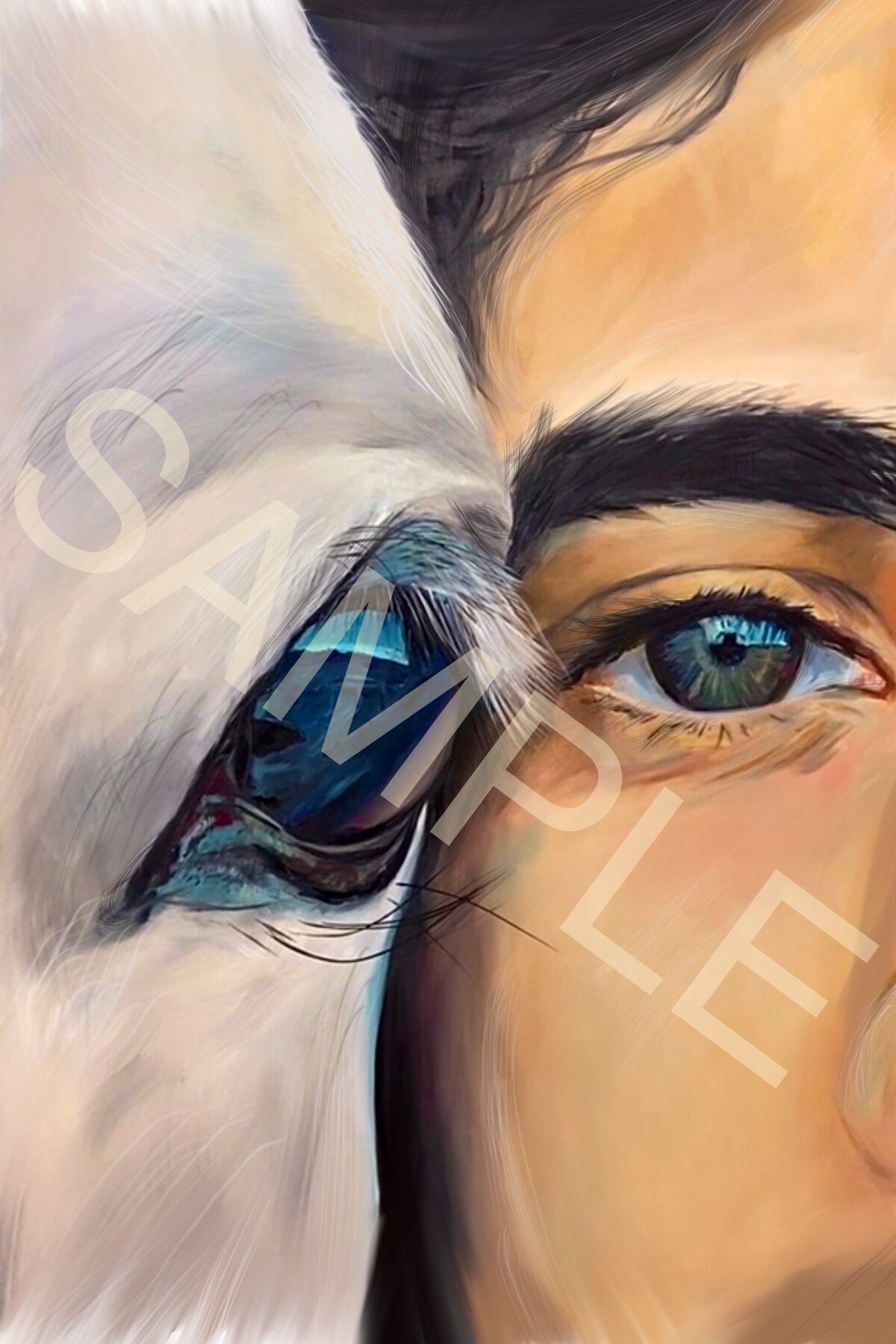 Human and Animal! Png Image, Painting Art, Easy to Download! - Etsy