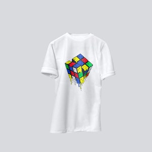 DRIPPING COLORS Rubik's Cube Sublimation PNG Design, Digital Download ...