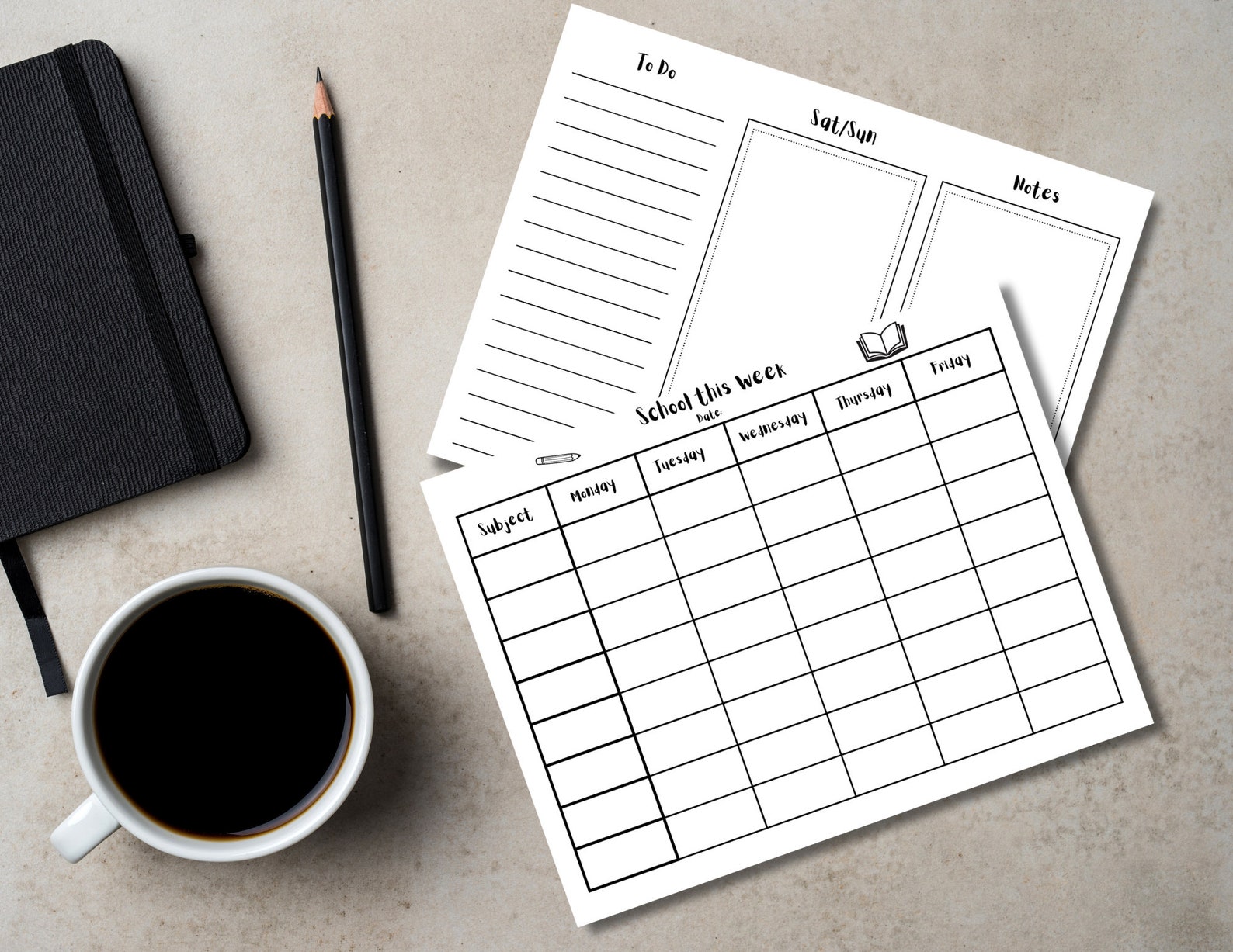 Homeschool Schedule Printable Homeschool Schedule Homeschool - Etsy