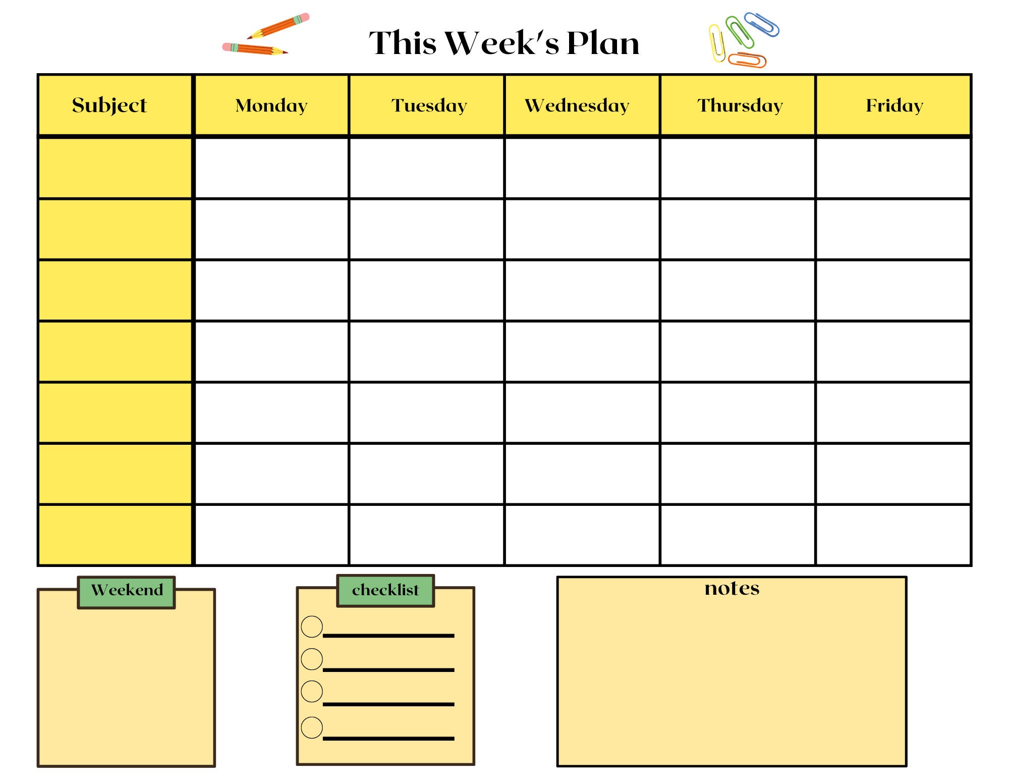 Homeschool Schedule, Printable Homeschool Schedule, Homeschool ...