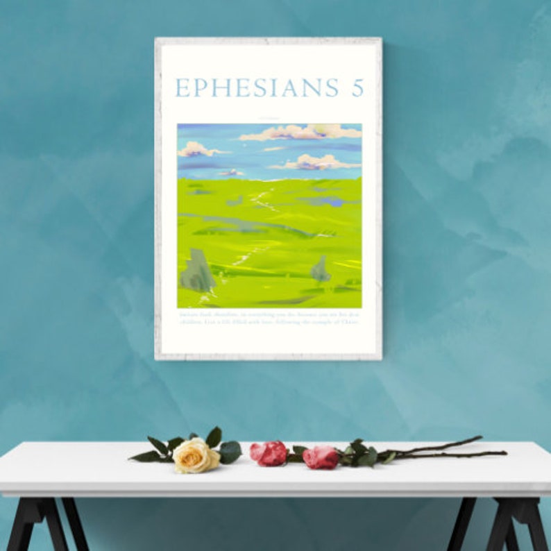 Ephesians 5 NLT Bible Scripture Wall Art Digital Download Home Decor - Etsy