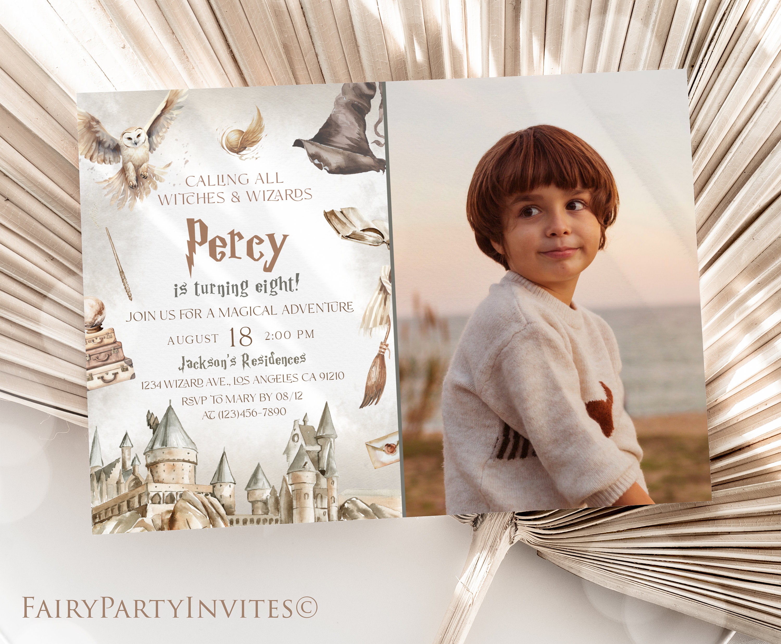 Wizard Birthday Invitation Template Wizard Birthday - Etsy