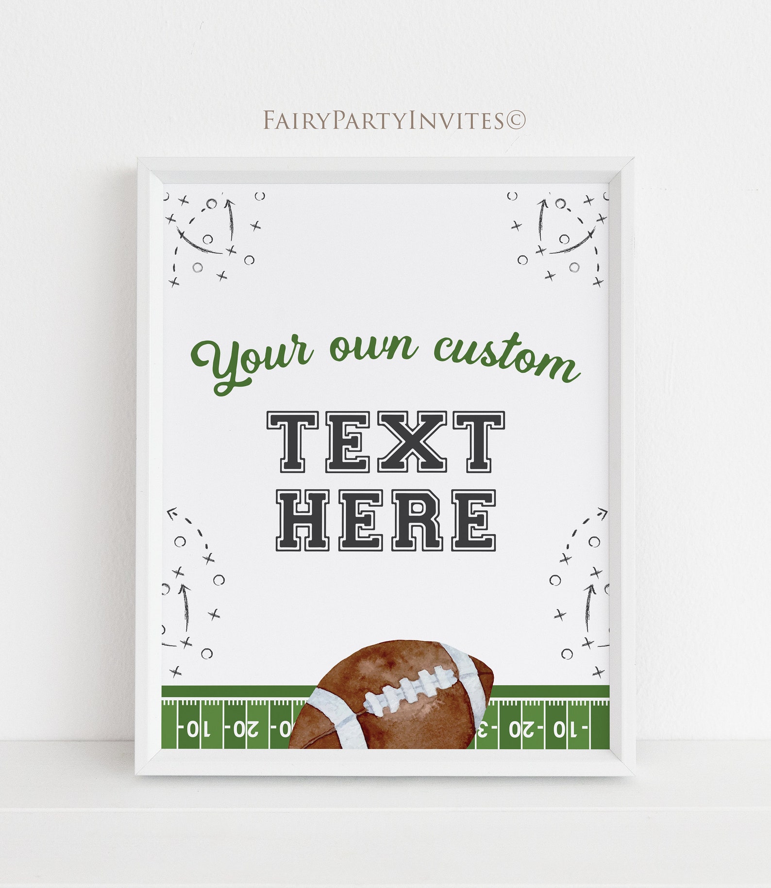 Football Birthday Party Table Sign: Toy Story Theme (digital Download ...