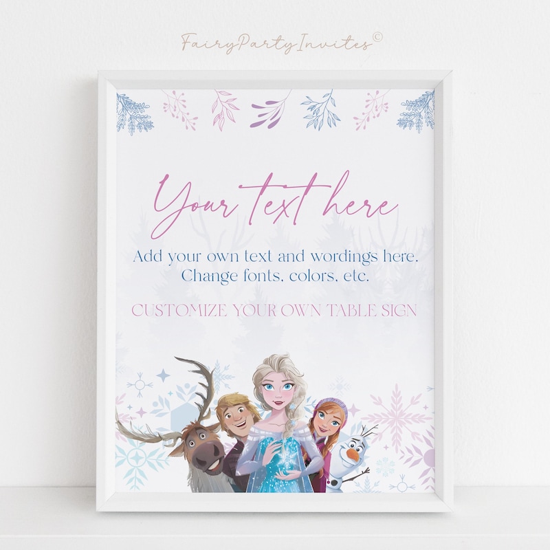 Frozen Party Favors - Etsy