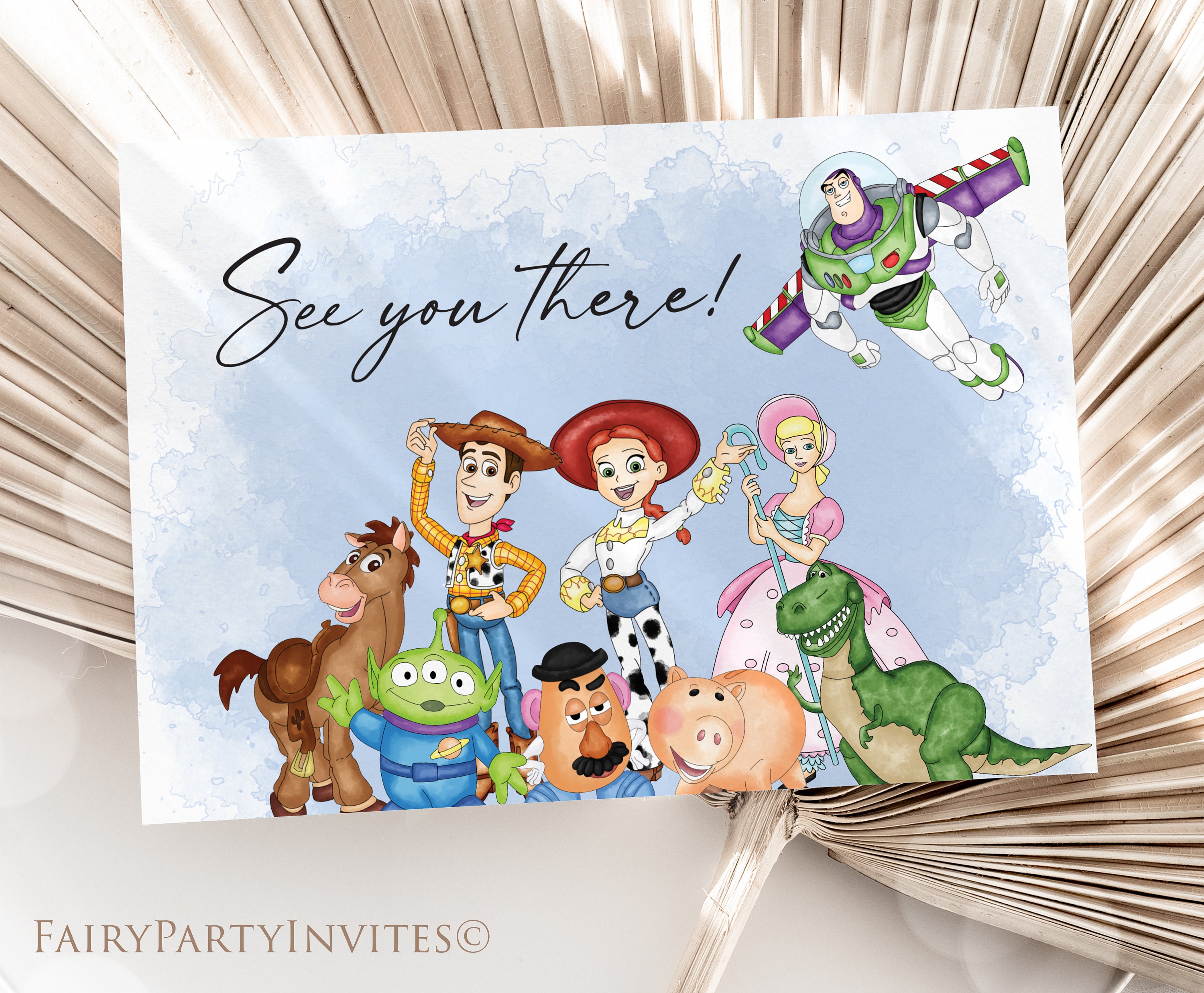 Toy Story Birthday Invitation Template, Editable Party Invite (digital ...