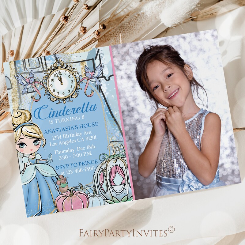 Cinderella Invitation - Etsy