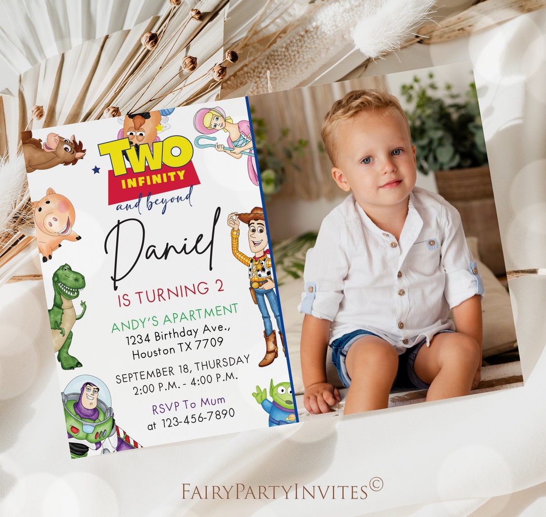 Toy Story Birthday Invitation Template, Toy Story Invitation, Toy Story ...