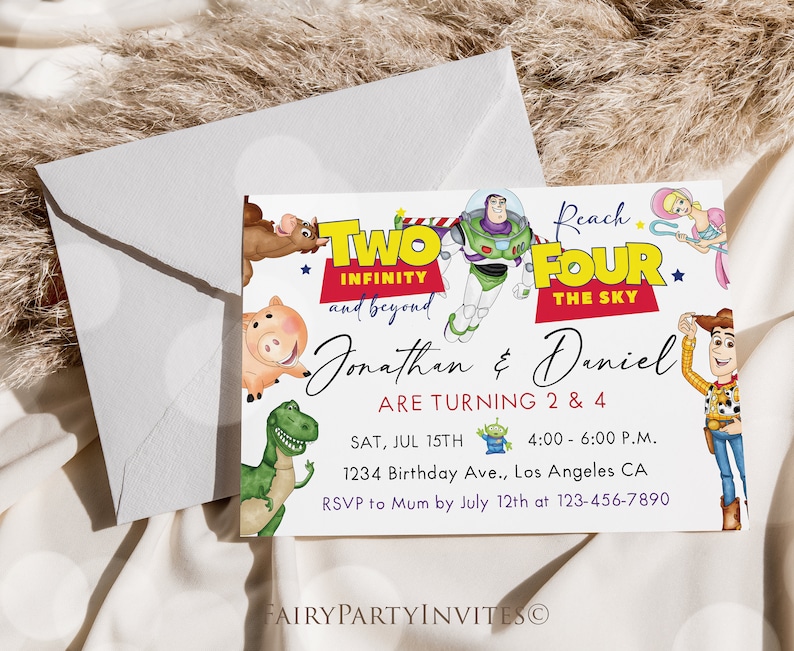 Toy Story Birthday Invitation Template: Editable Party Invite (digital ...
