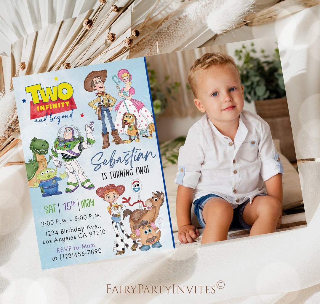 Toy Story Birthday Invitation Template, Toy Story Invitation, Toy Story ...