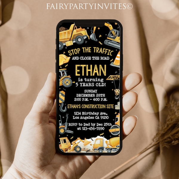 Phone Invitation - Etsy