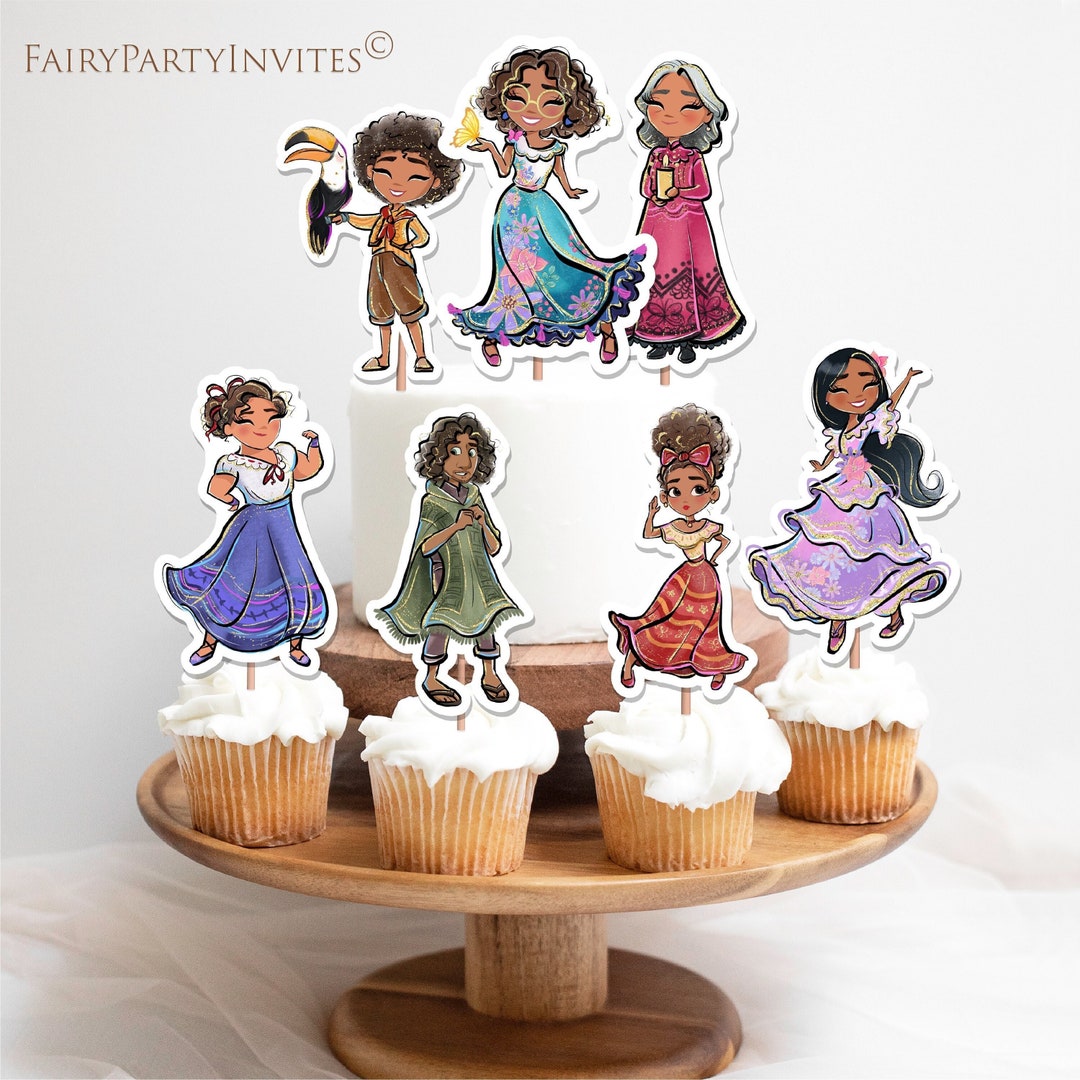 Encanto Cupcake Topper Encanto Printable Cupcake Topper Encanto