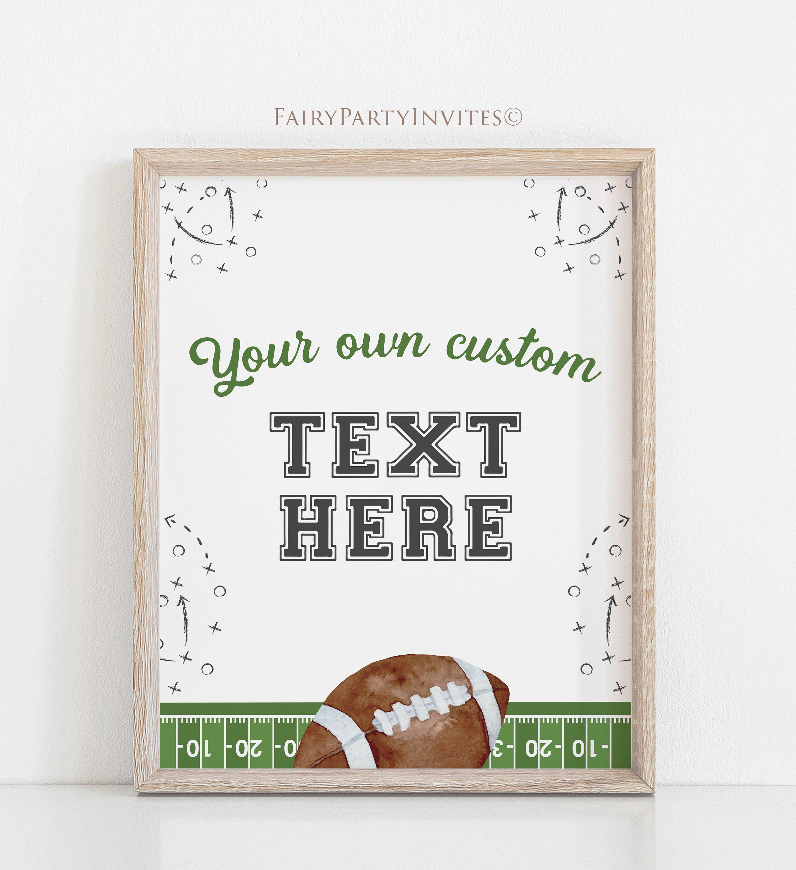 Football Birthday Party Table Sign: Toy Story Theme (digital Download ...