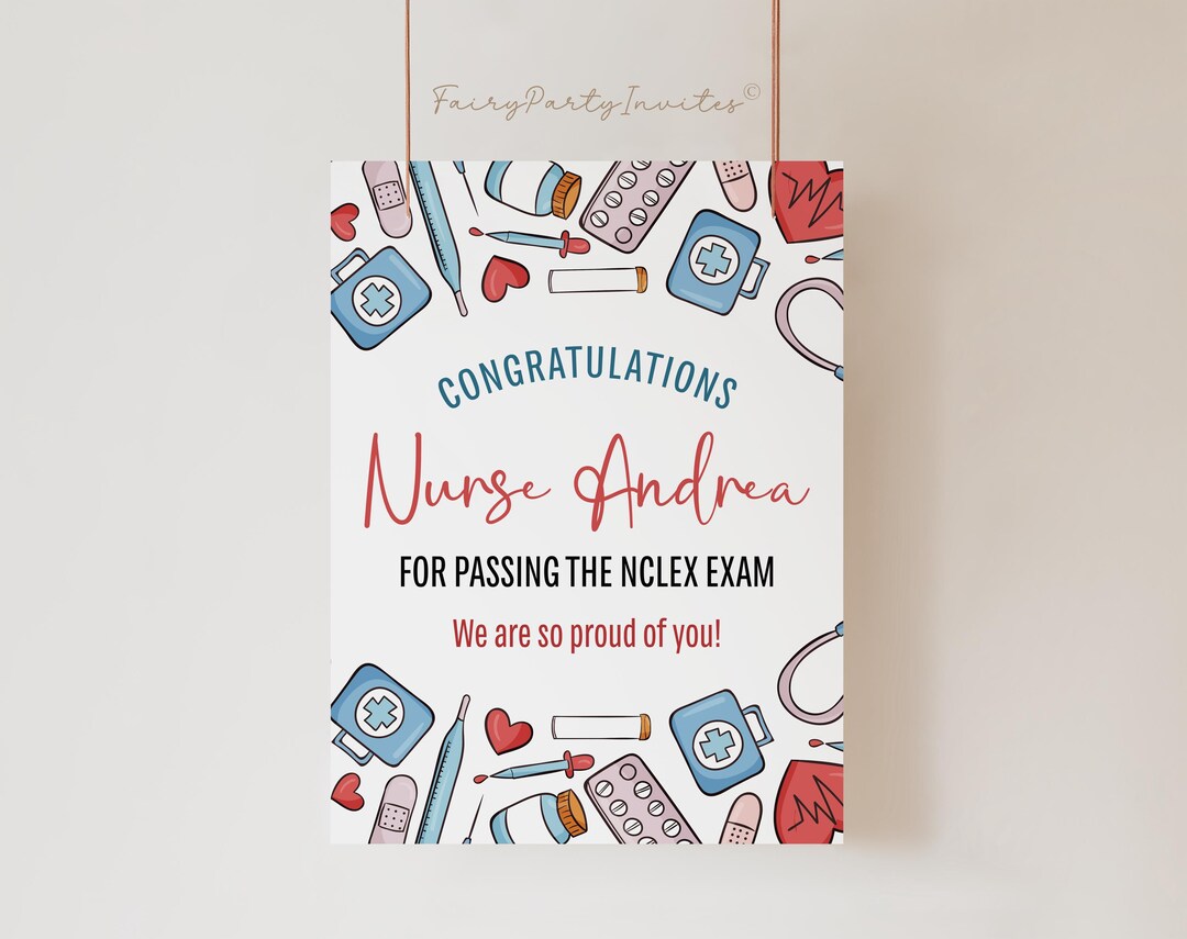 Registered Nurse Welcome Banner, Nurse Welcome Sign, Nurse Printable ...