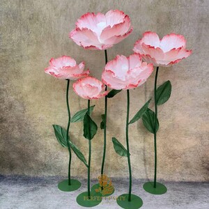 Self Standing Paper Flowers - Standing Paper Flowers - Giant Paper ...