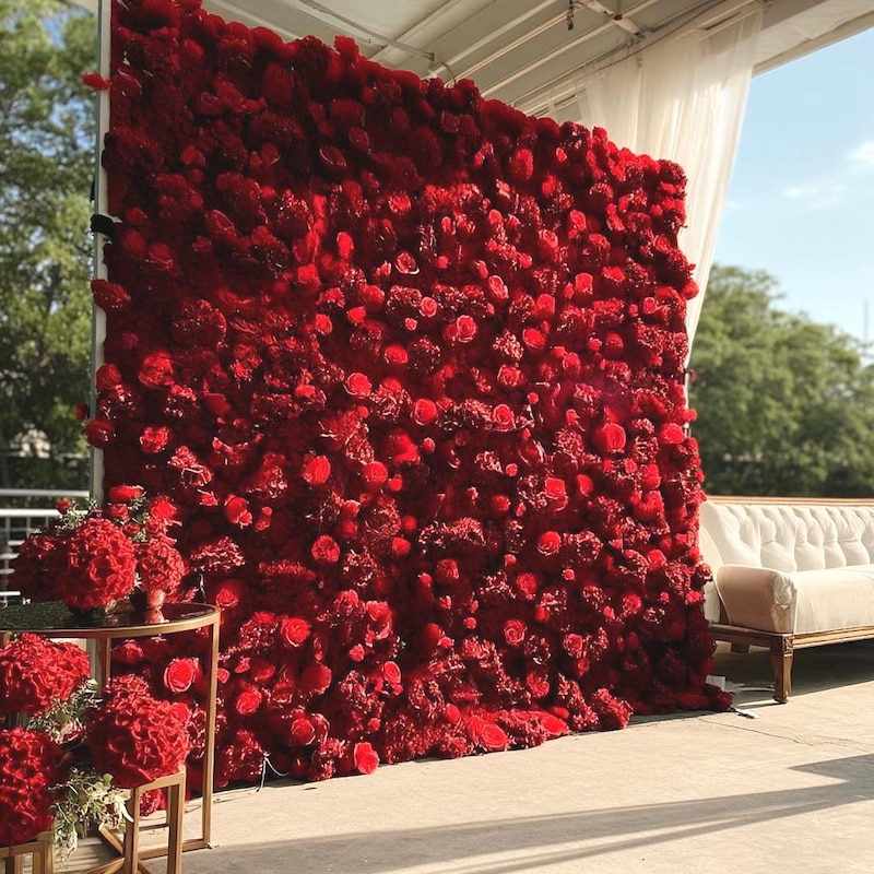 Rose Flower Wall Curtain - Etsy